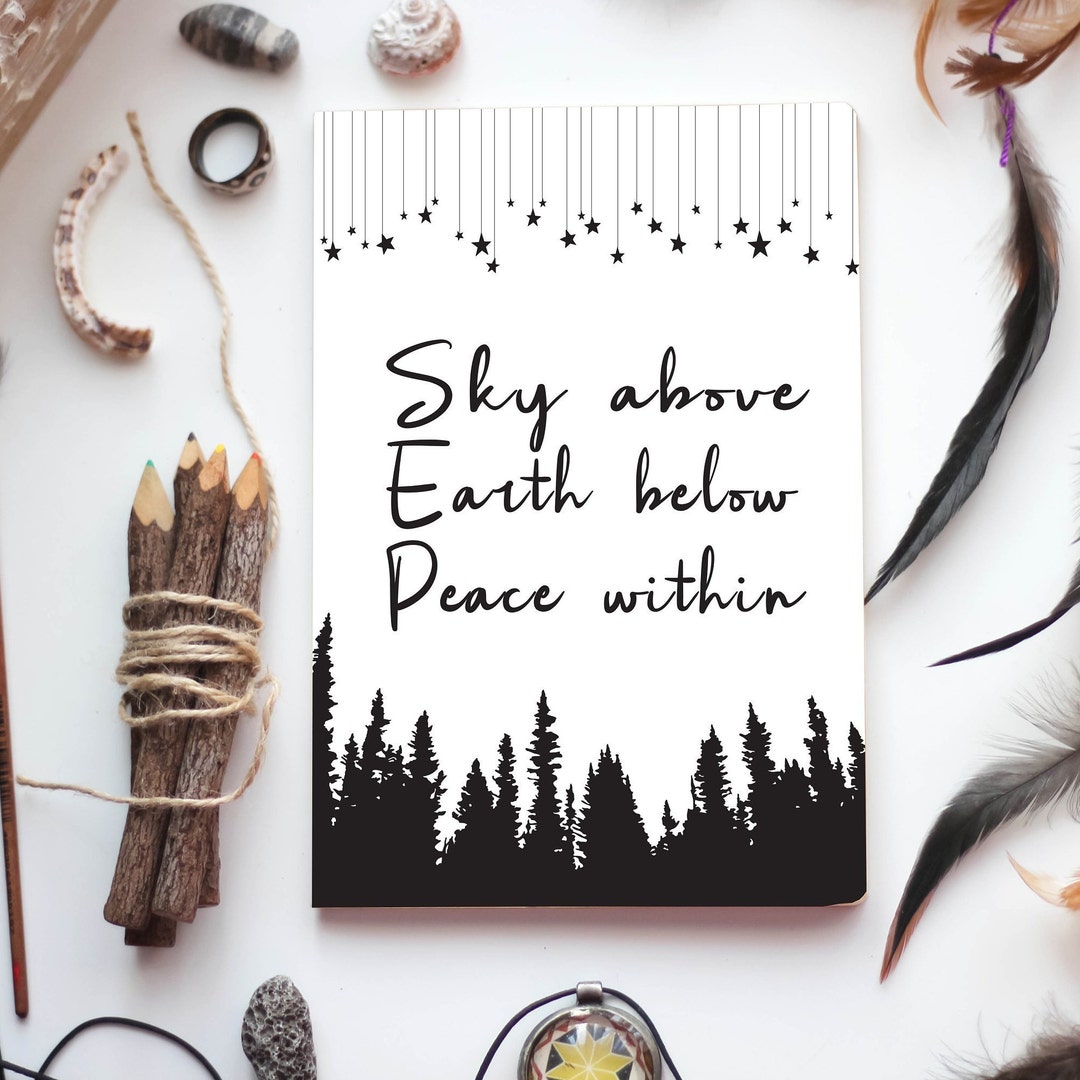 Mindfulness Journal, Meditation Diary, Zen Notebook, Inner Peace ...