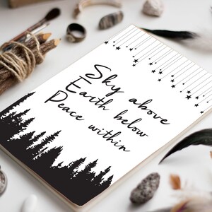 Mindfulness Journal, Meditation Diary, Zen Notebook, Inner Peace ...