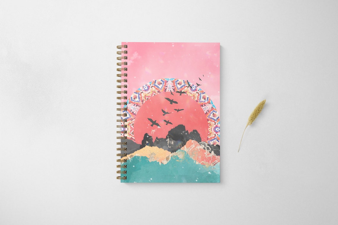 Magical Landscape Spiral Notebook Spiral Bound Bound | Etsy