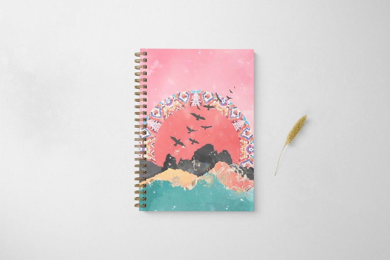 Magical Landscape Spiral Notebook Spiral Bound Bound | Etsy