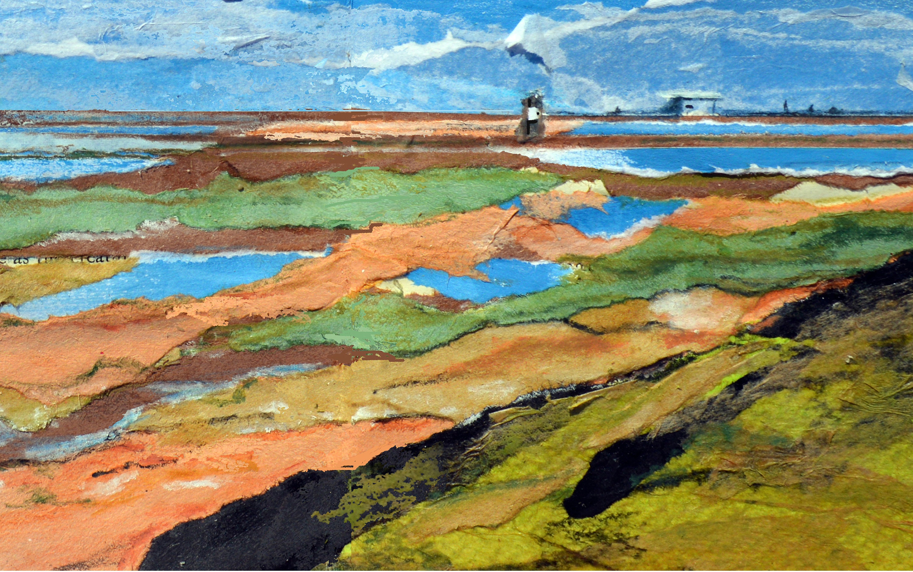 COCKERHAM Print, Lancashire, England. Hand Signed Fine ART PRINT by ...