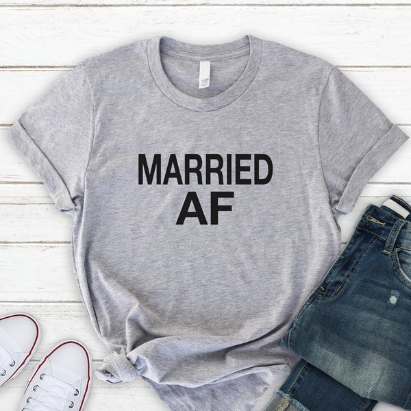 Married Af Shirt - Etsy