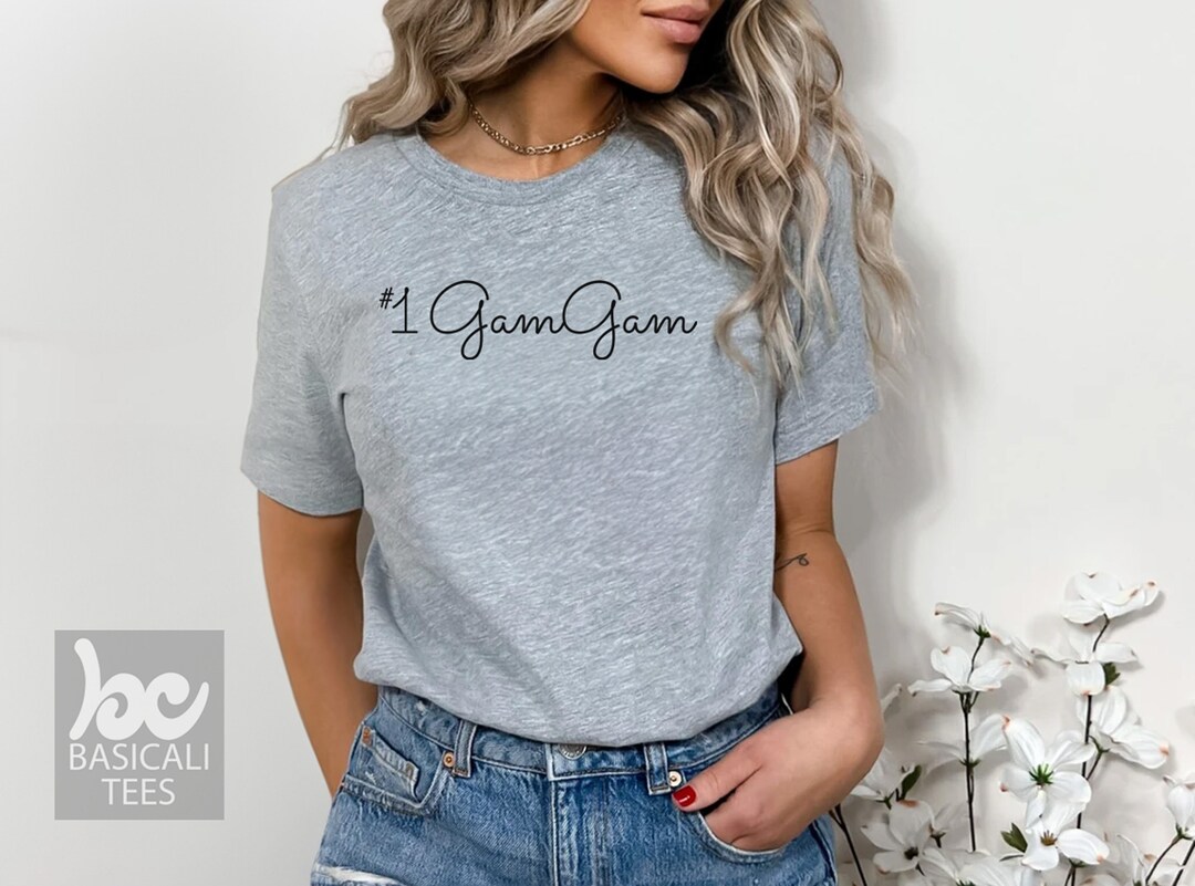 Grandma Shirt, Gam Gam Shirt, #1 Gamgam Soft Unisex Shirt, Gift for Her ...