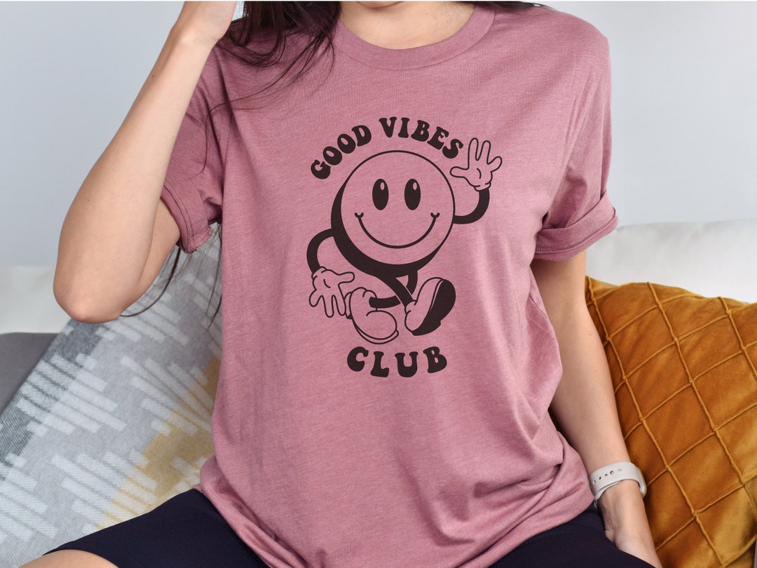 Good Vibes Shirt, Good Vibes Club, Soft and Comfy Unisex Tee - Etsy