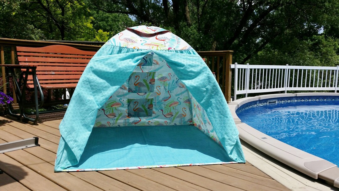 Flamingo, Tent, Poolside Shelter, Poolside Shade, Shade Tent, Bright ...