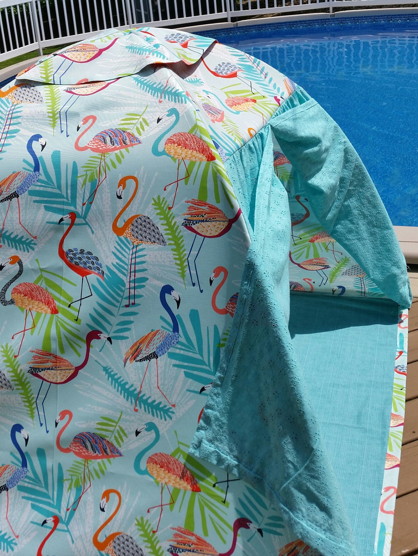 Flamingo Camp Tent, Poolside Shelter, Poolside Shade, Shade Tent ...