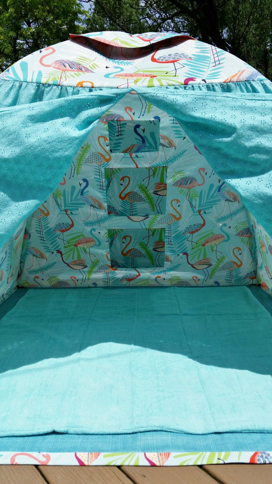 Flamingo Camp Tent, Poolside Shelter, Poolside Shade, Shade Tent ...