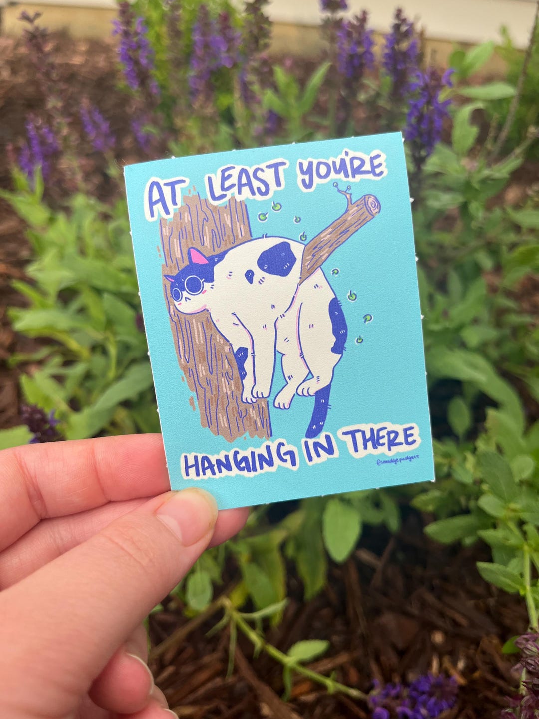 Cute Cat Sticker, Could Be Worse, Funny Relatable Sticker, Vinyl ...