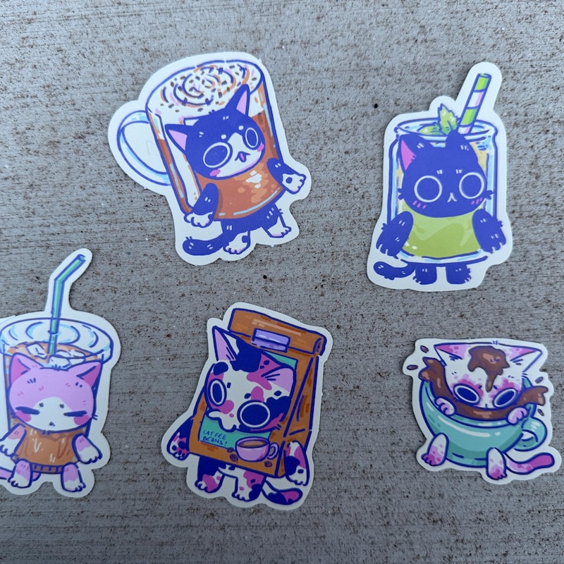 Iced Coffee Sticker - Etsy