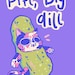 Big Dill Pickle Cat Puns Poster Print, Themed Cats, Handmade Prints ...