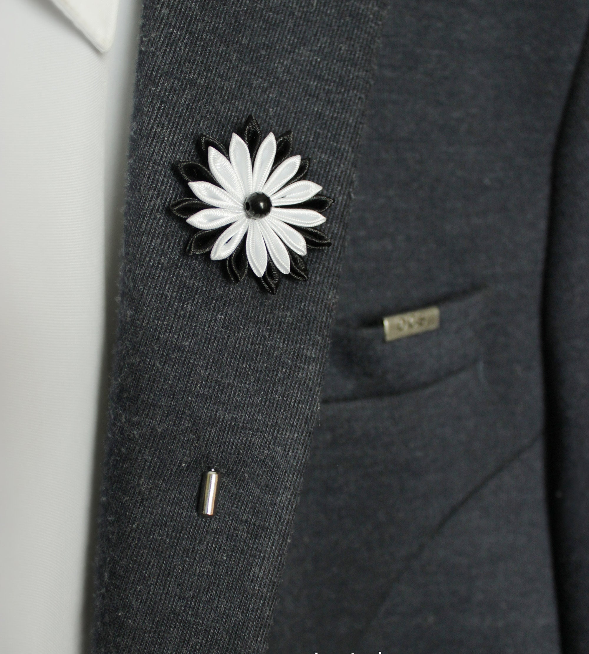 Suit Flower Lapel Men's Lapel Flower Burgundy Wedding - Etsy