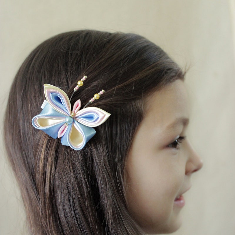 Girls Butterfly Hair Clip - Etsy