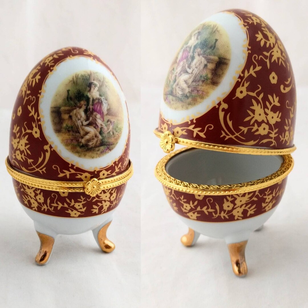 Adeline Collection Egg / Collectible Egg /trinket Box by Adeline/ Egg ...