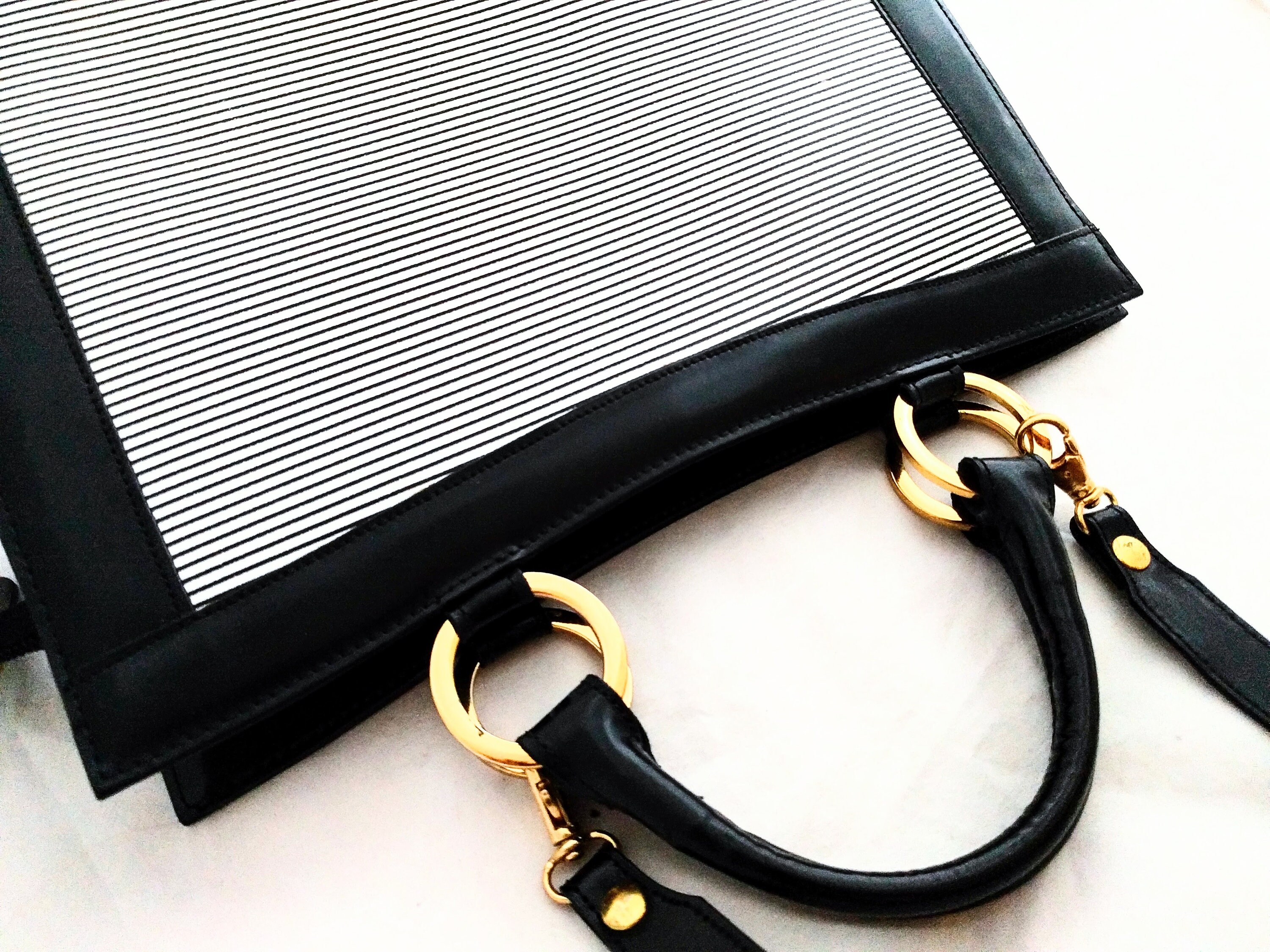 Italian Leather Hand Bag - Beautiful GEN RIGO Black Embossed Shoulder ...
