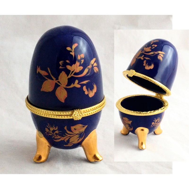 Egg Trinket Box - Etsy