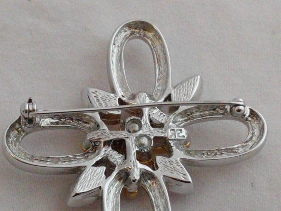 RARE Vintage André Courreges brooch signed - Art Deco… - Gem