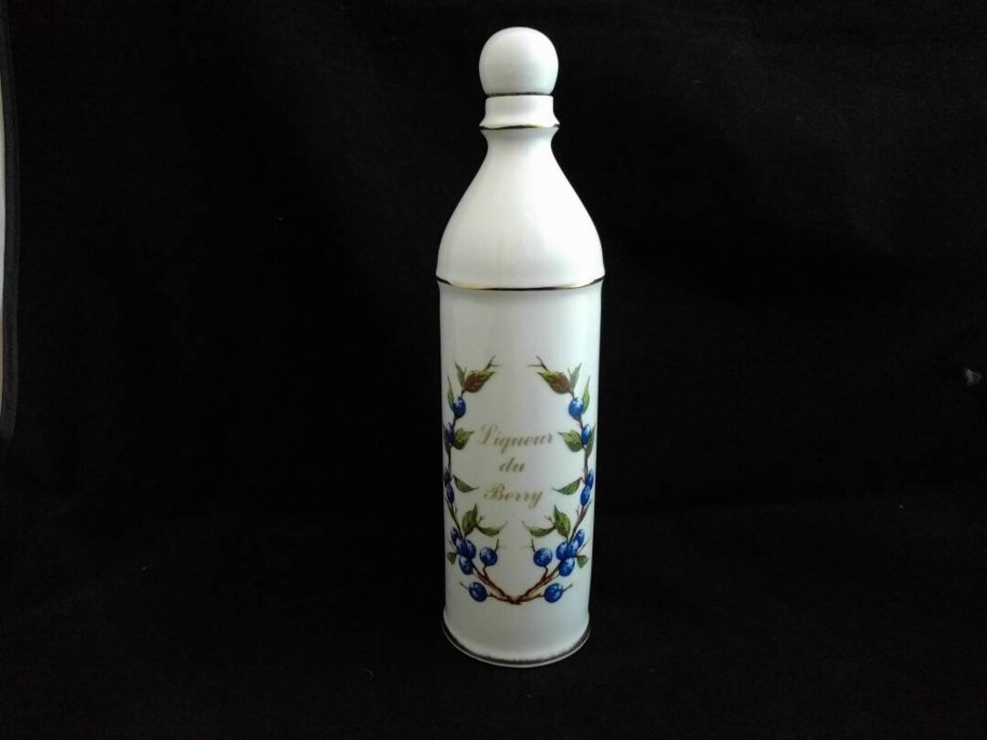 Decanter Porcelain Rare Collectible Bottle Liqueur Du Berry Decanter ...