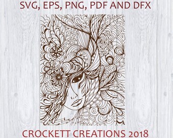 Zentangle svg | Etsy