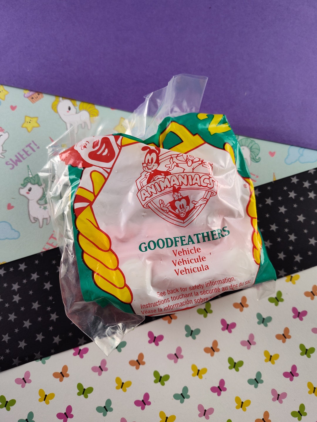 Vintage 1994 Animaniacs "goodfeathers" Mcdonald's Toy SEALED - Etsy