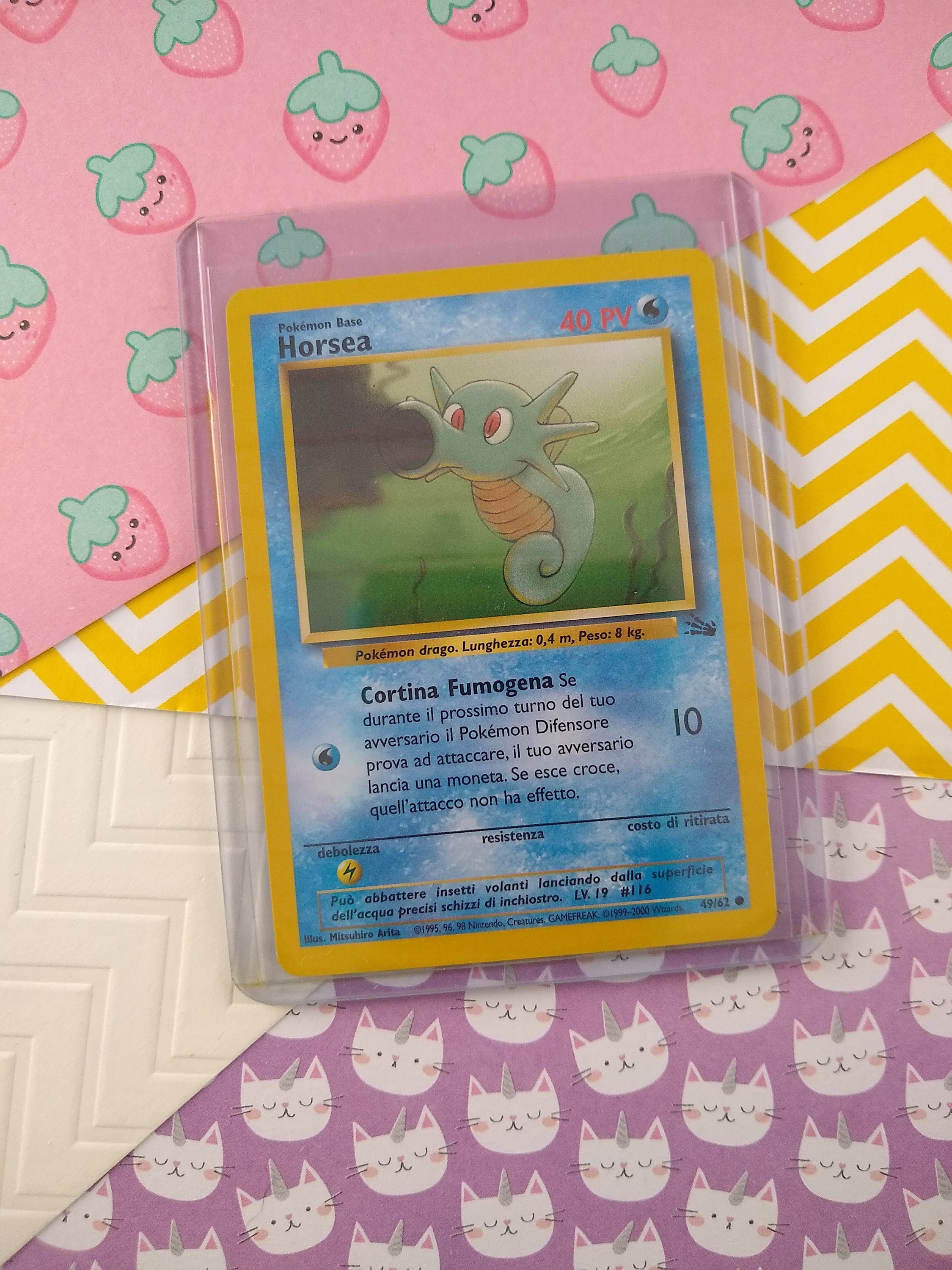 Pokemon Horsea Card