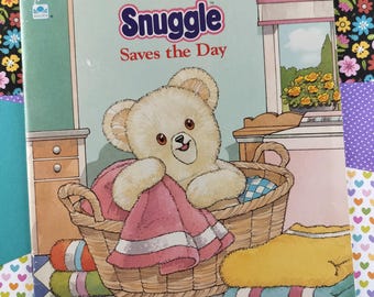 Vintage 1987 Snuggle Saves the Day Book - Etsy
