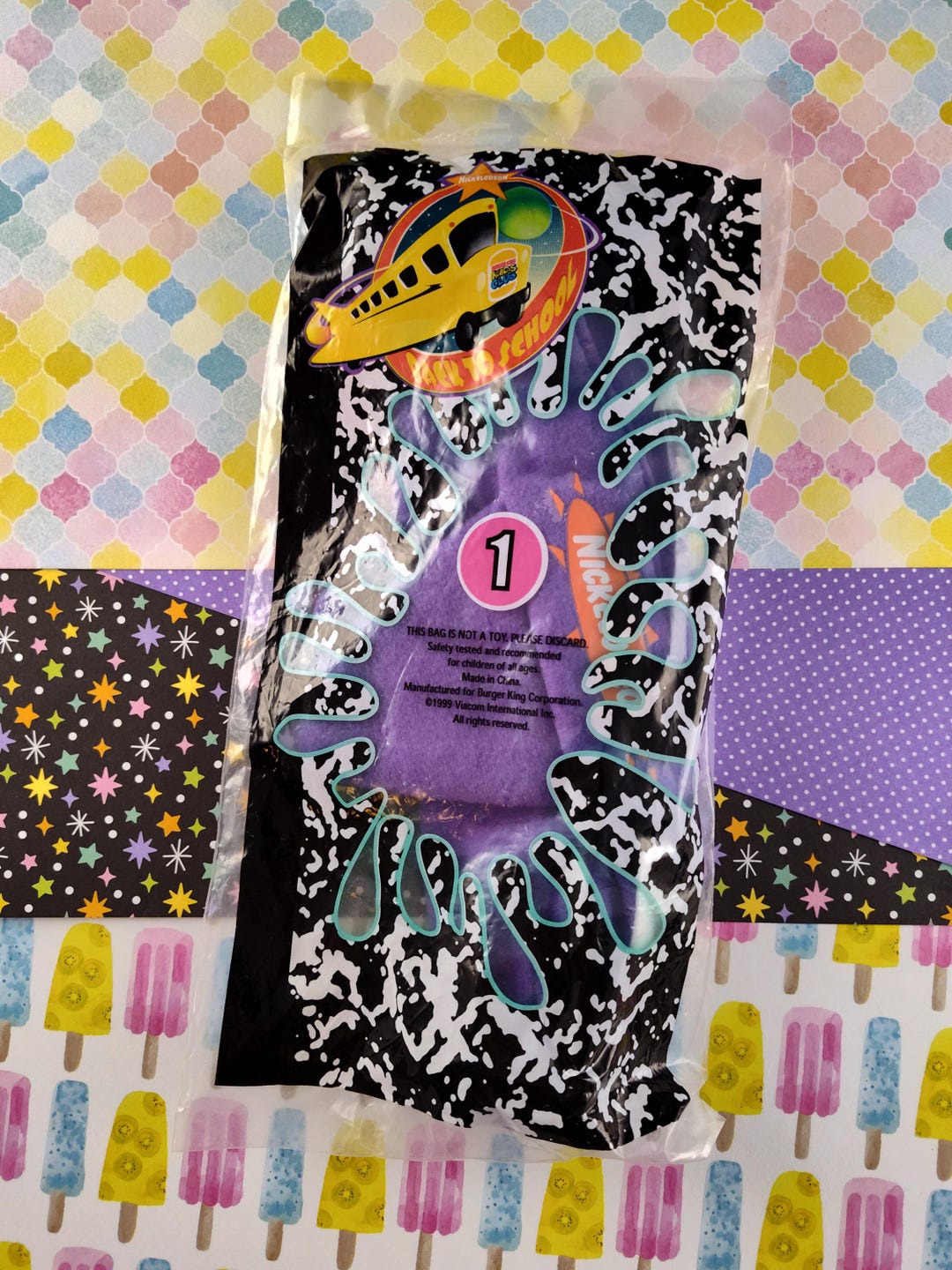 RARE Vintage 1990's Nickelodeon Airplane Back to School Soft Pencil ...