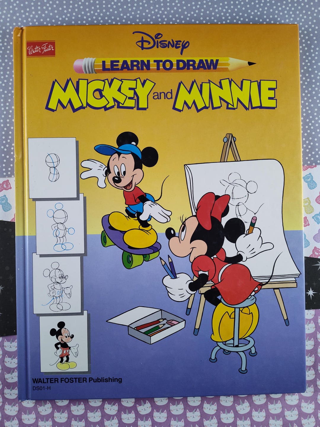 Vintage 1991 Walter Foster Disney's Learn to Draw Mickey and Minnie ...
