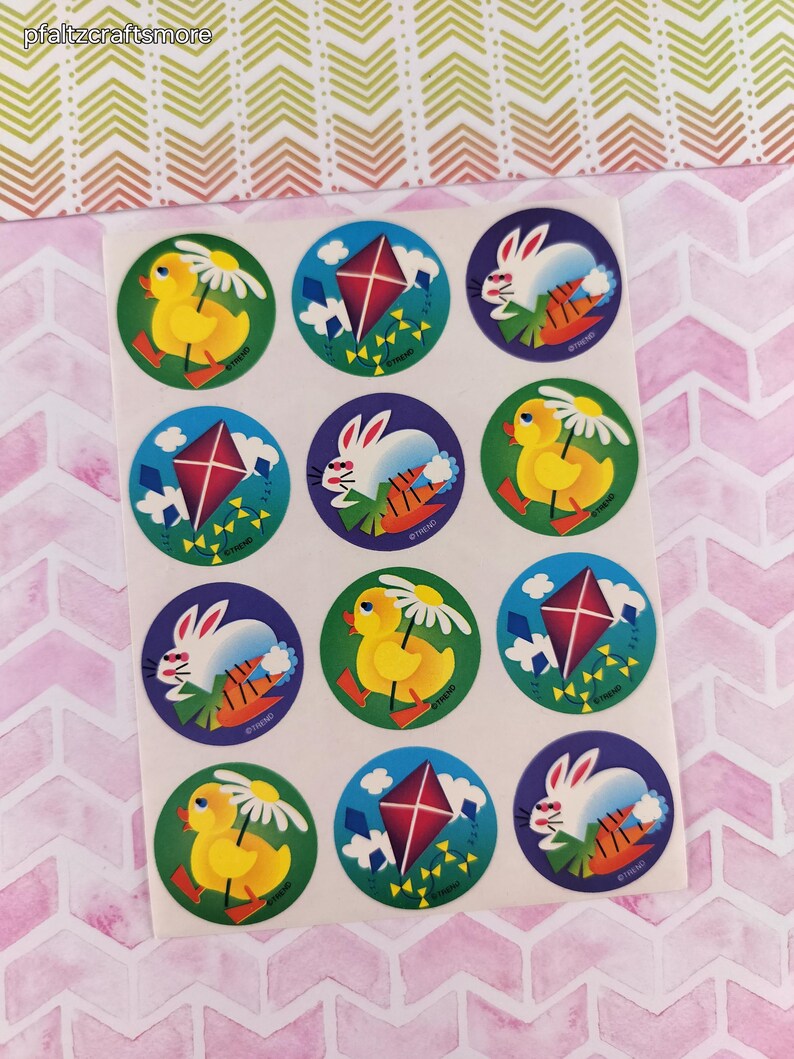 Vintage Trend Spring Animals Rewards Full Sticker Sheet - Etsy