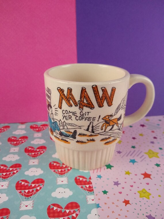 Vintage Japan maw Come Git Yer Coffee Small Mug - Etsy
