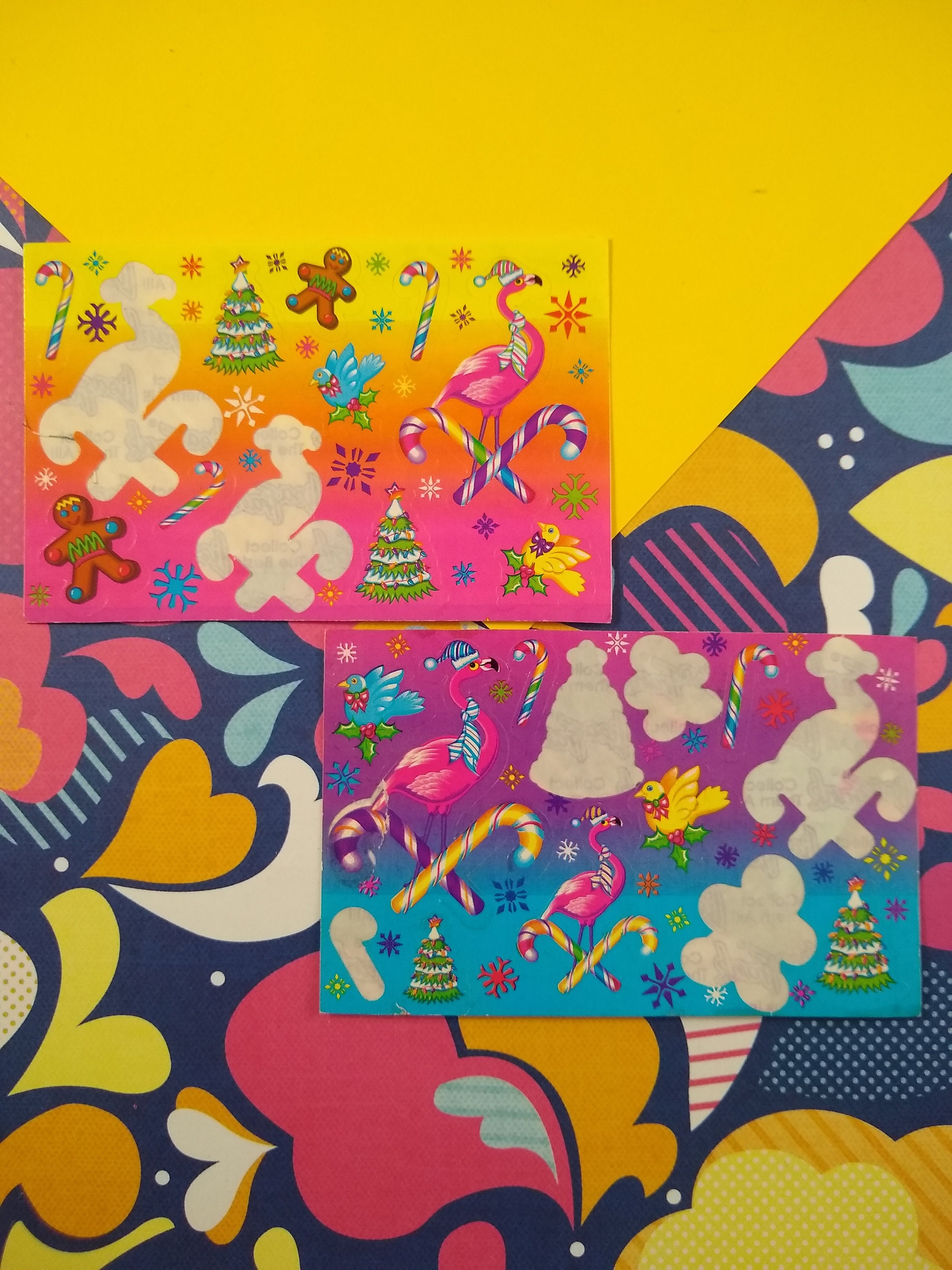 Paper & Party Supplies Vintage Lisa Frank Christmas Winter Holiday ...