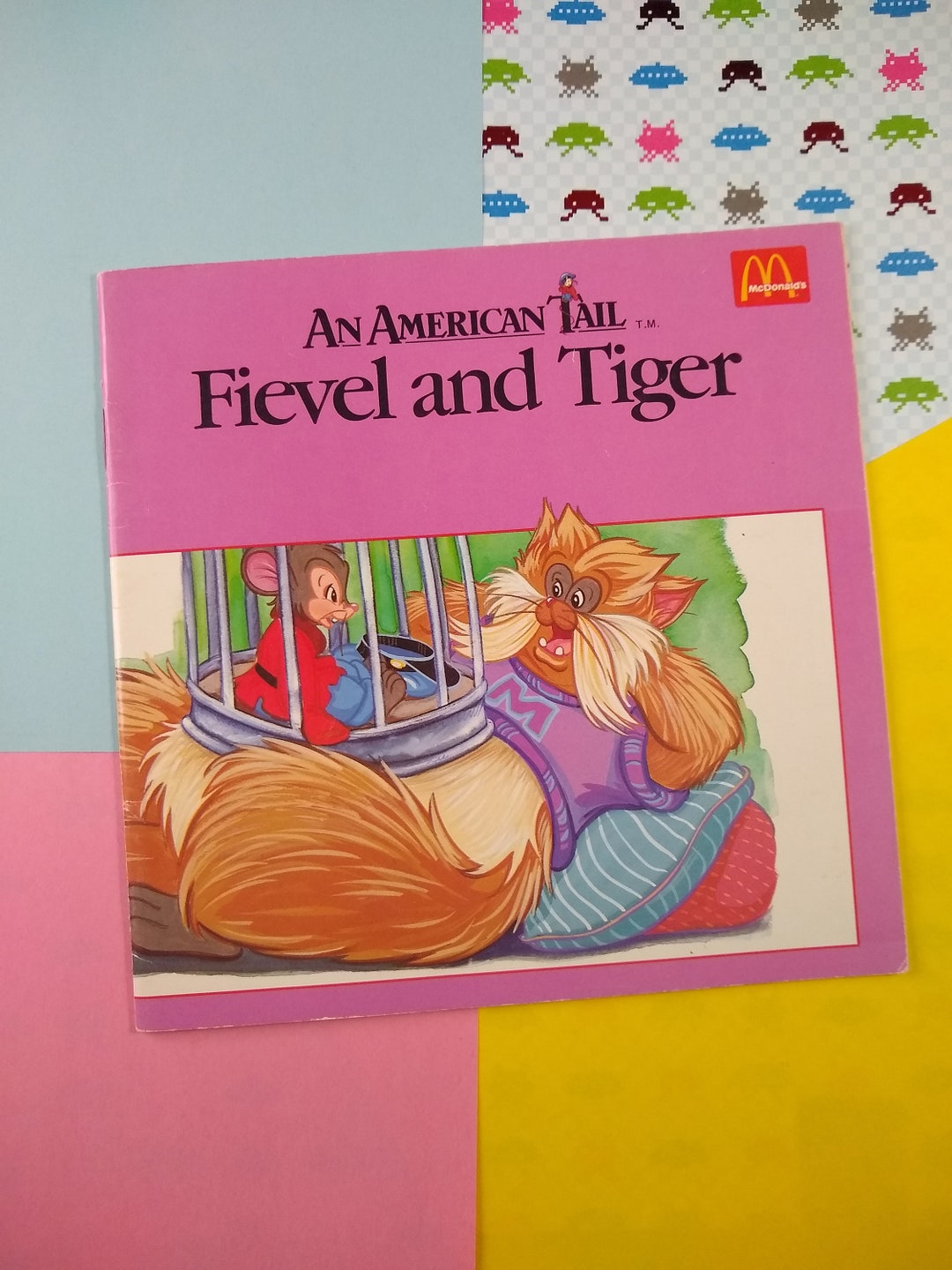 Vintage 1986 an American Tail fievel and Tiger - Etsy