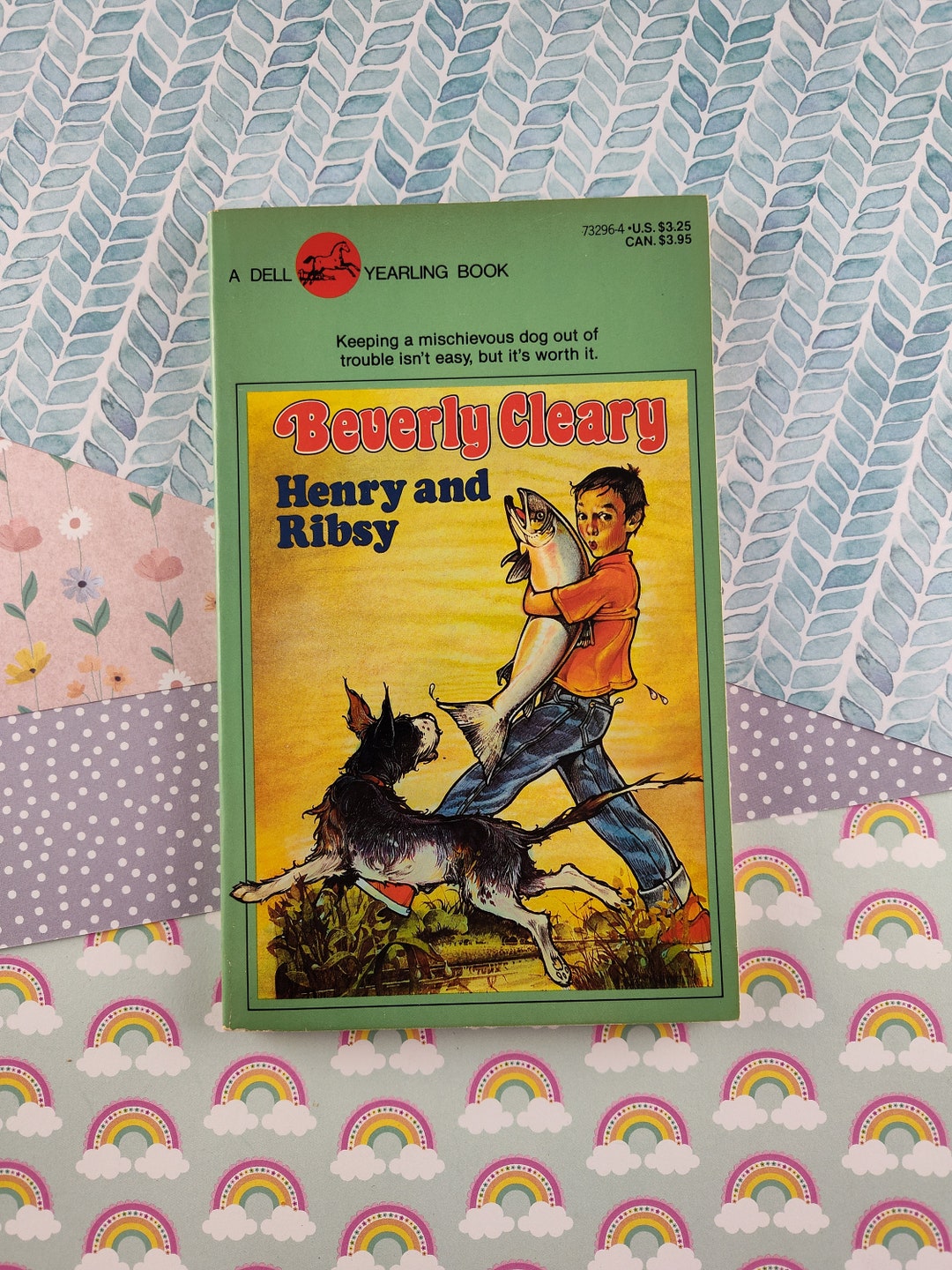 Vintage 1980 Dell Yearling Softcover Book, Henry and Ribsy by Beverly ...