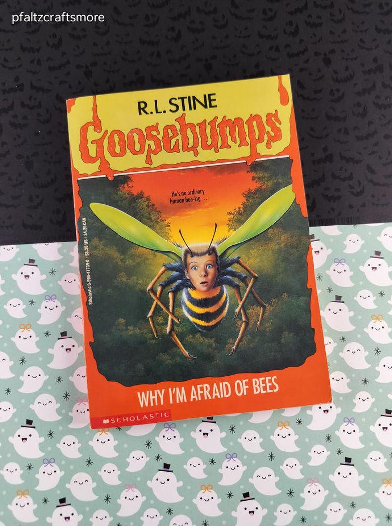 Vintage 1990's R.L. Stine Goosebumps #17, Why I'm Afraid of Bees ...