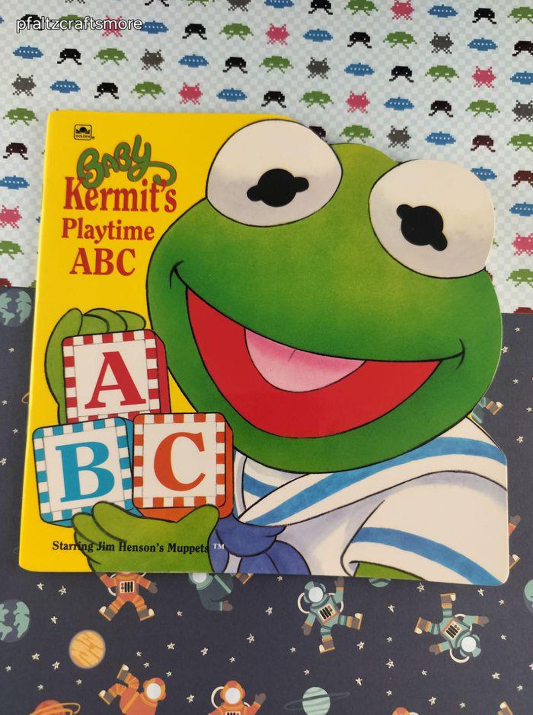 Vintage 1992 Golden Super Shape Book Baby Kermit's Playtime ABC ...
