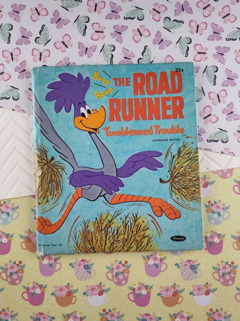 Vintage 1971 Whitman Tell-a-tale Books, the Road Runner: Tumbleweed ...
