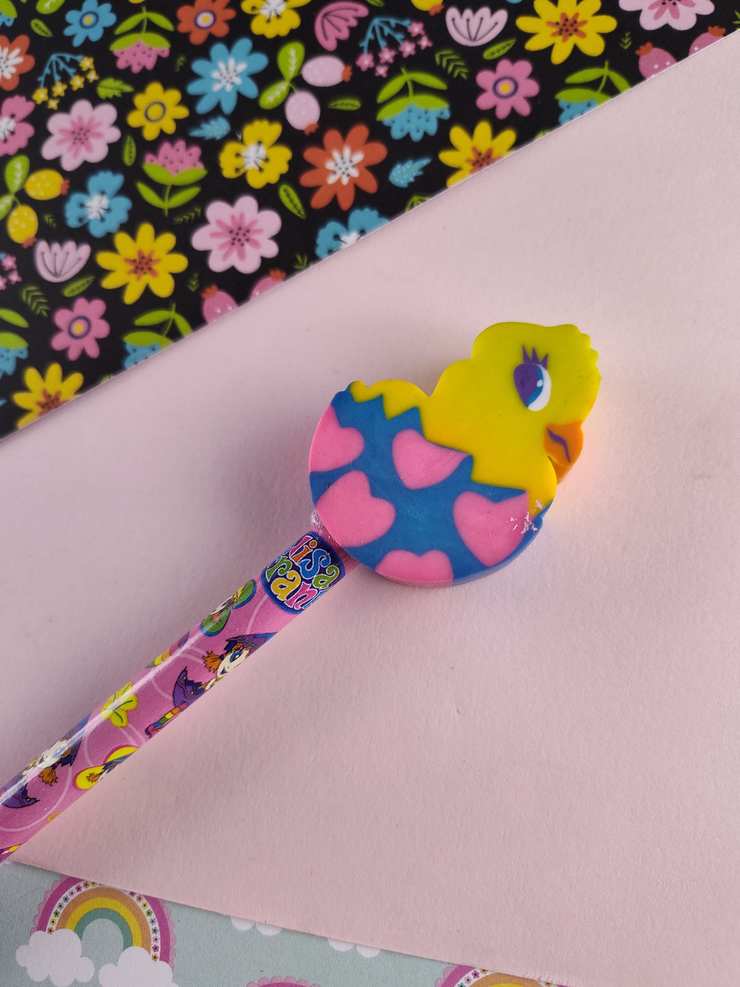 Vintage 1990's Lisa Frank Easter Baby Chick Pencil, Unsharpened W ...