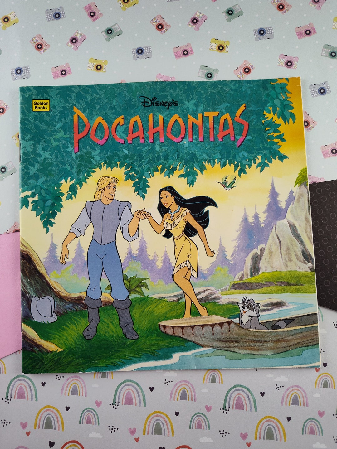 Vintage 1996 Golden Books Disney's Pocahontas Softcover - Etsy