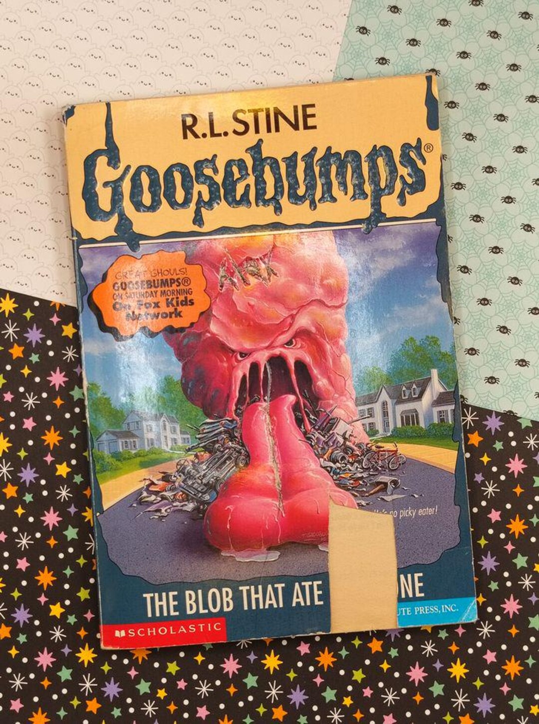 Vintage 1997 Parachute Press R.L. Stine Goosebumps #55 the Blob That ...