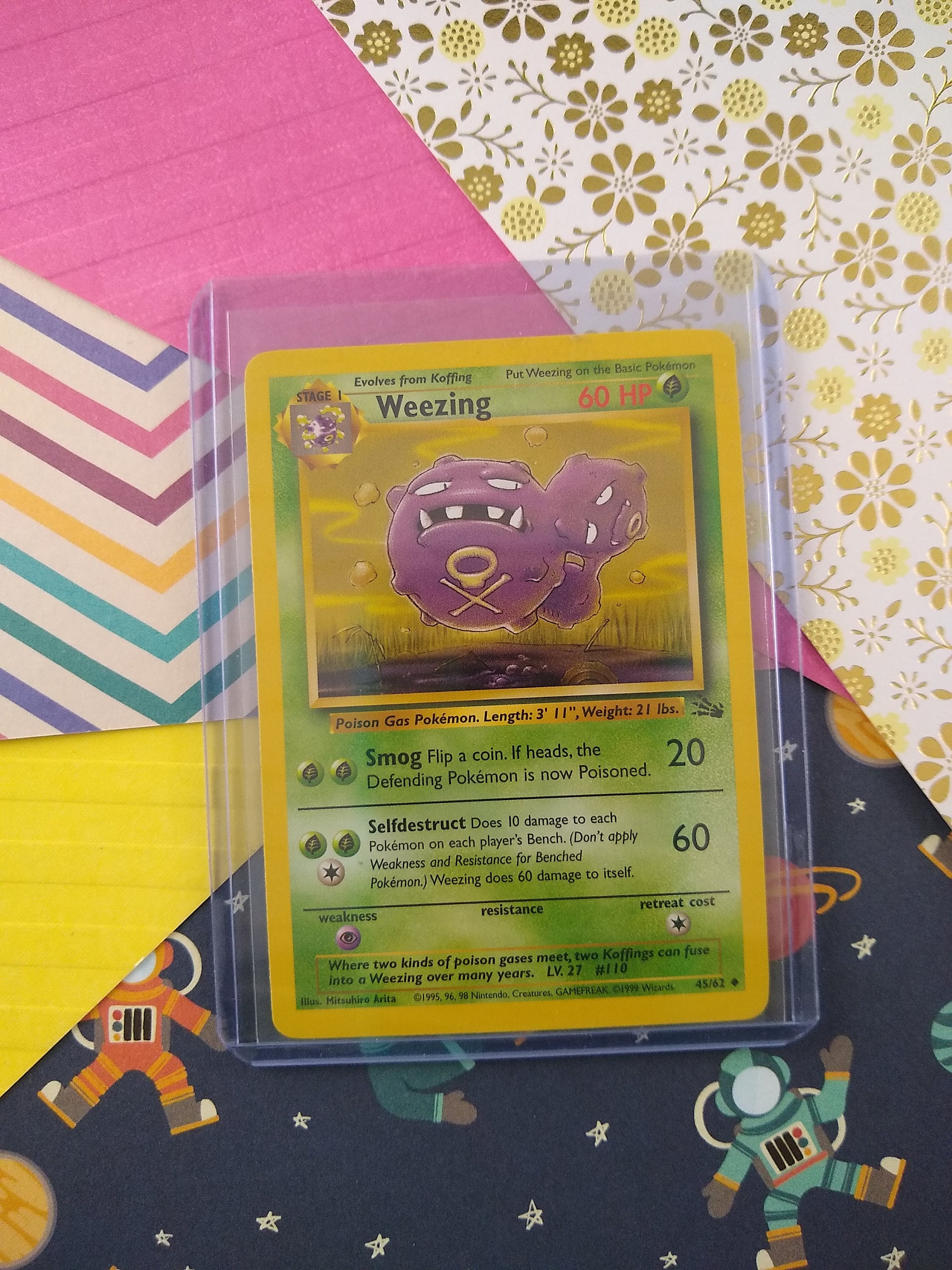 Pokemon Weezing Card