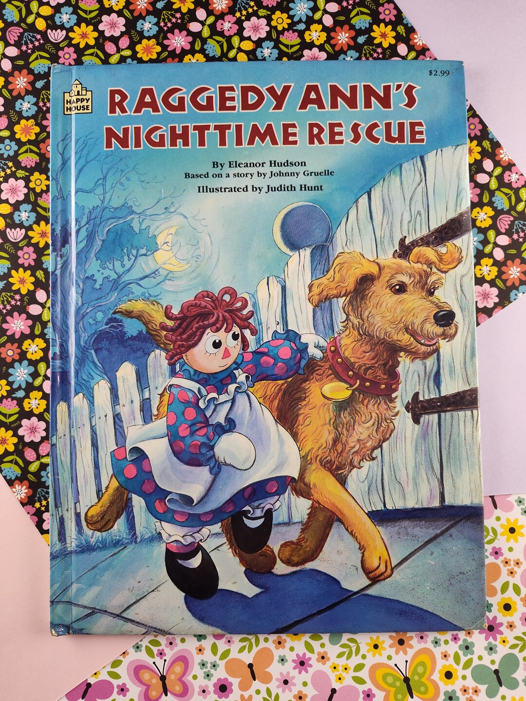 Vintage 1987 Happy House Raggedy Ann's Nighttime Rescue Hardcover - Etsy