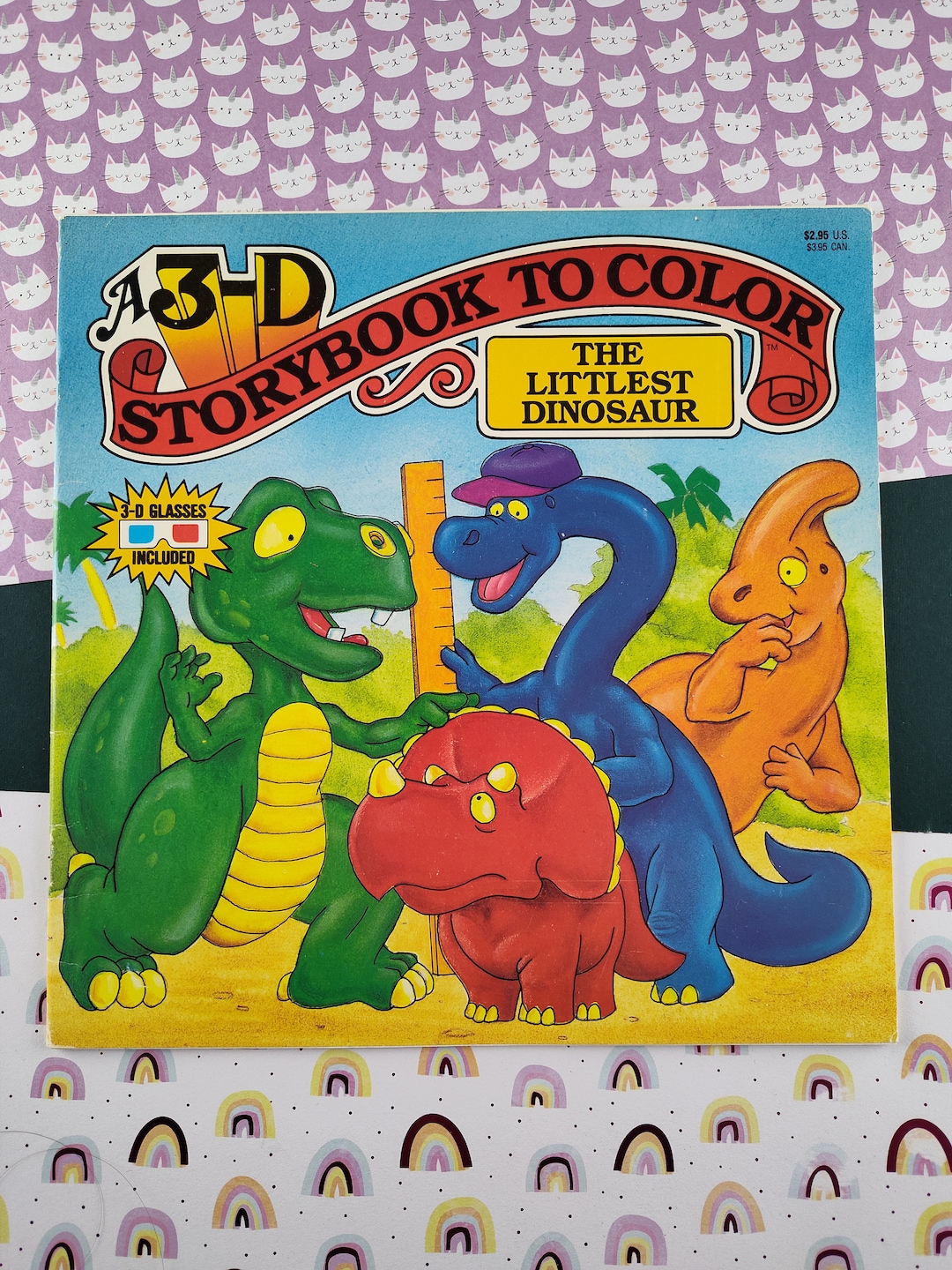 Vintage 1989 Watermill Press A 3-D Storybook to Color: the Littlest ...