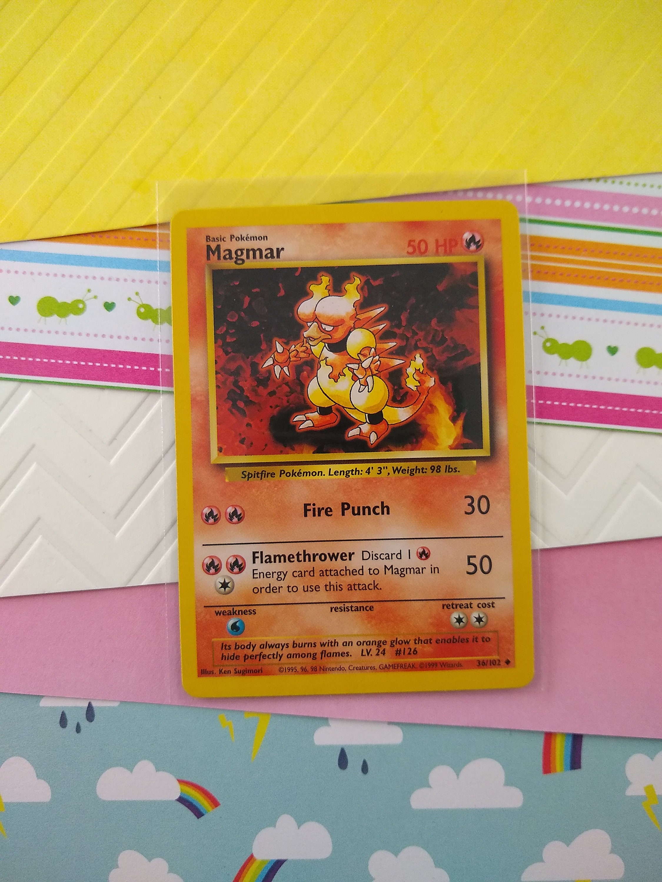 Magmar 1995 Pokemon Card