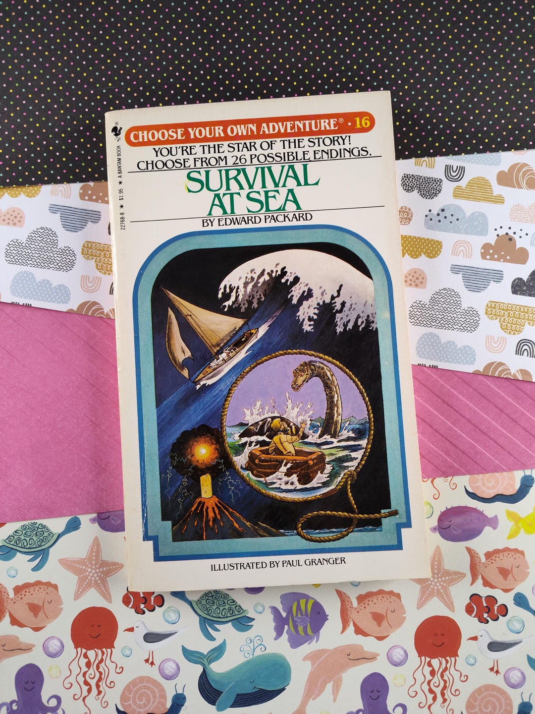 Vintage 1982 1st Printing Choose Your Own Adventure "survival at Sea" Softcover - Etsy