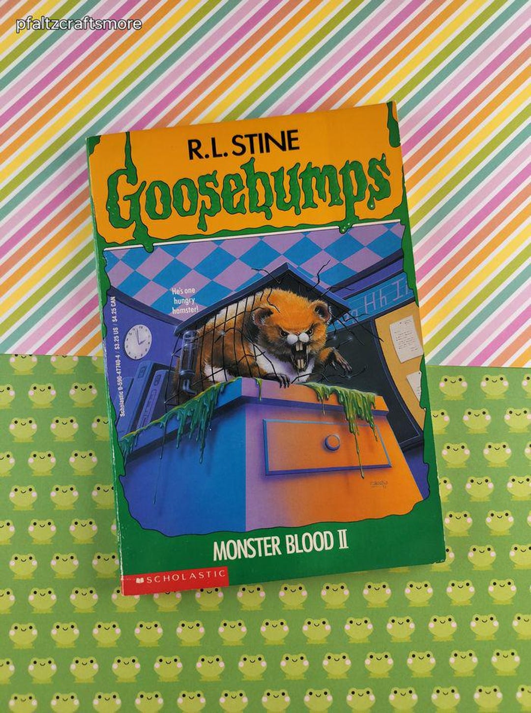 Vintage 1990's R.L. Stine Goosebumps #18, Monster Blood II Softcover - Etsy