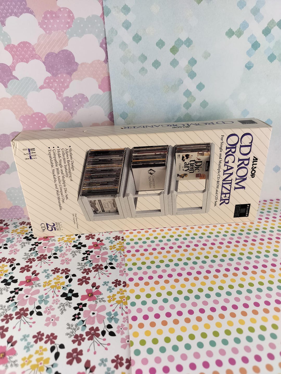 Vintage 1992 Allsop CD Rom Organizer New, Open Box NOS - Etsy