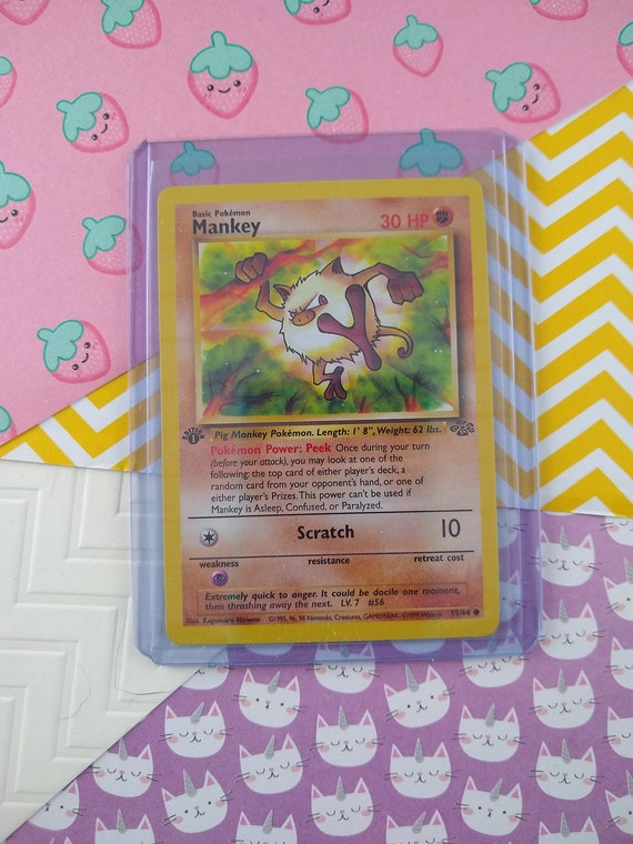Mankey Pokemon Card