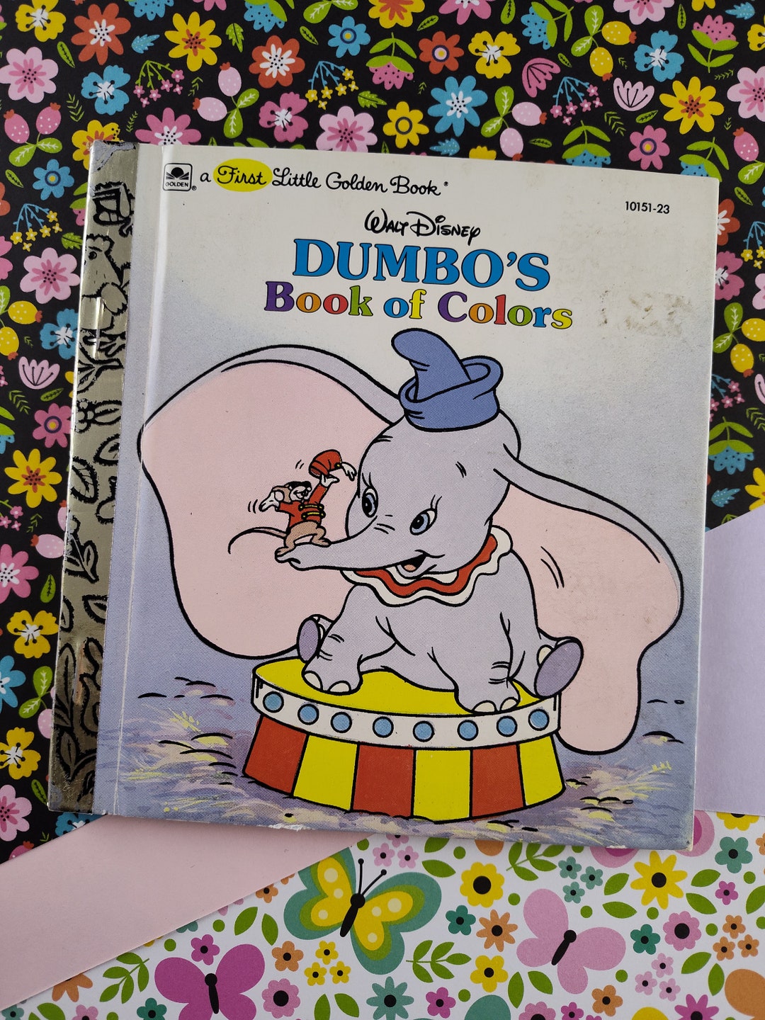 Vintage 1988 First Little Golden Book Walt Disney Dumbo's Book of ...