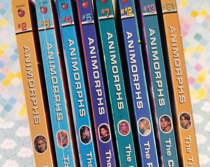 Vintage Animorphs K.A. Applegate Scholastic Softcover Book Lot, Set/8 ...