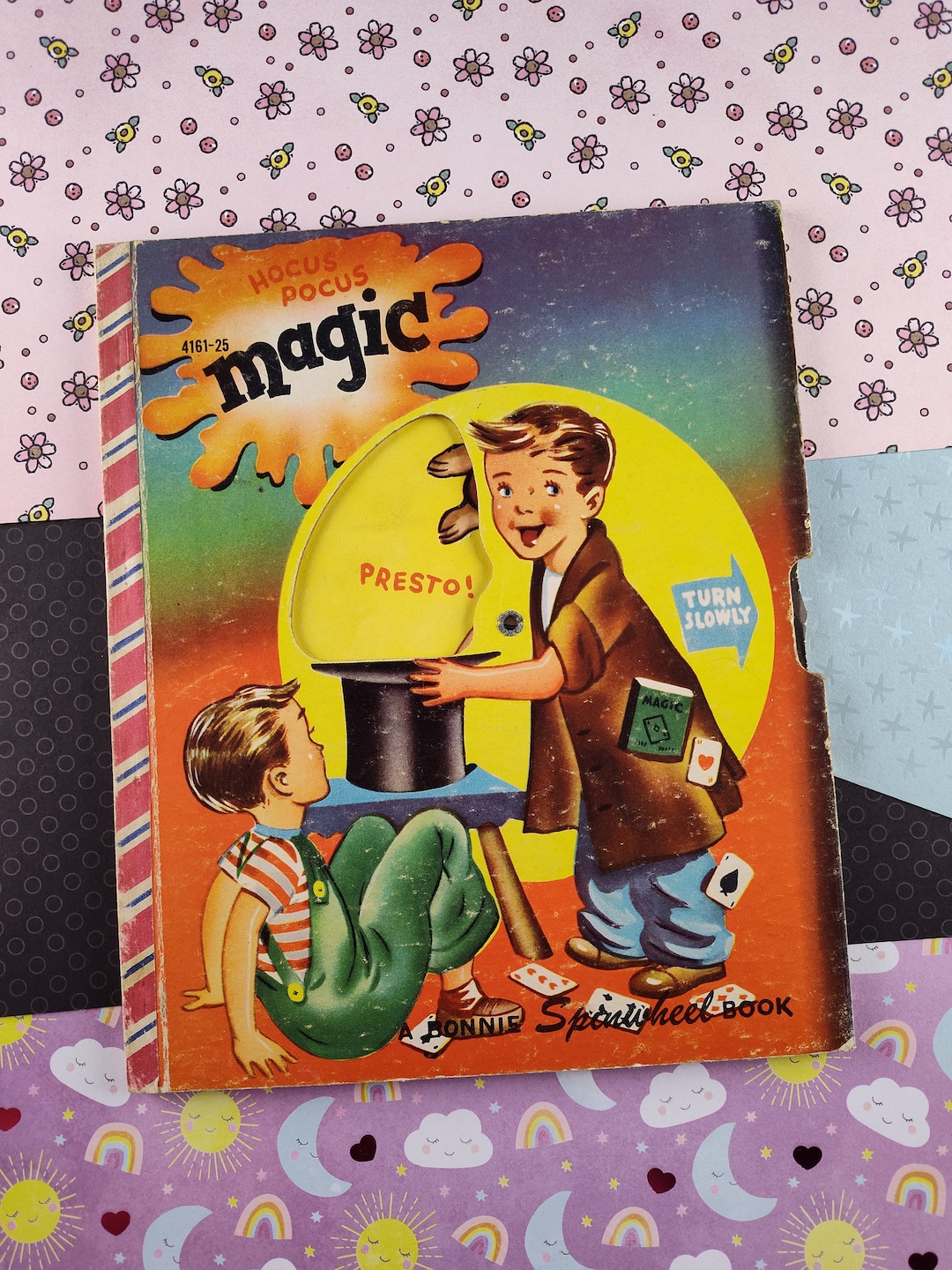 RARE Vintage 1951 Bonnie Spinwheel Book Hocus Pocus Magic Hardcover - Etsy
