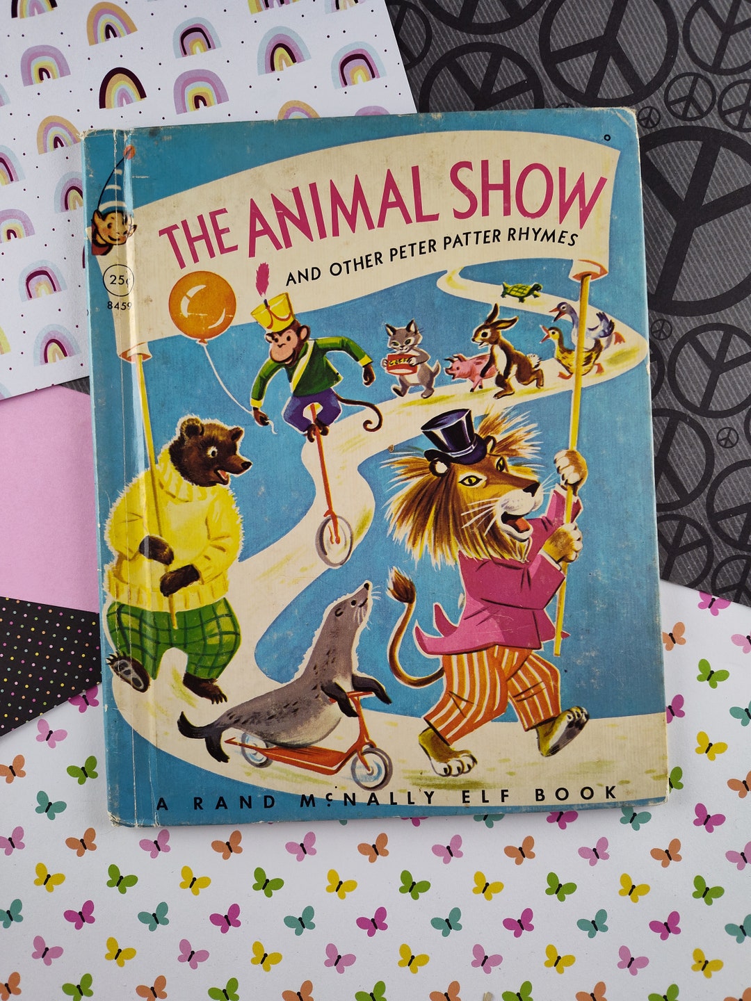 Vintage 1965 Rand Mcnally Elf Book, "the Animal Show" Hardcover - Etsy